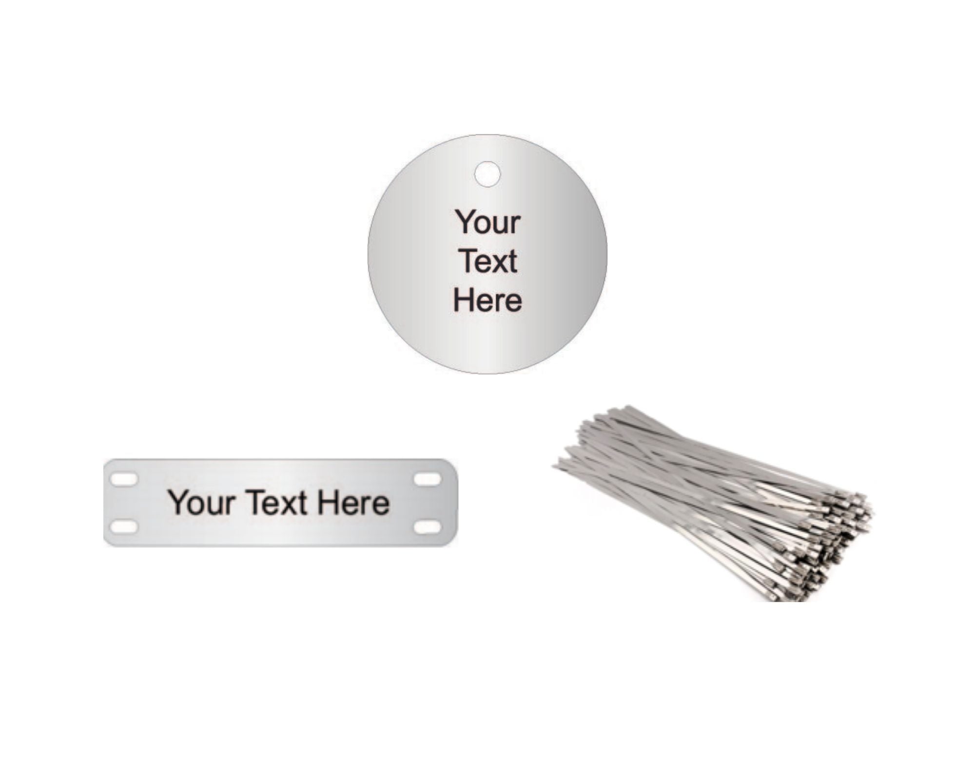 Stainless Steel Tags & Engraved Products – Nexgen Signs and Printing