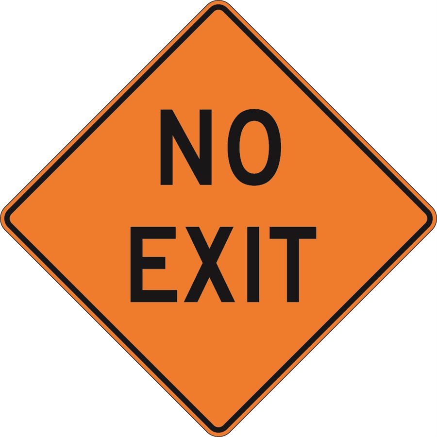 CTS-8 No Exit – Nexgen Signs and Printing